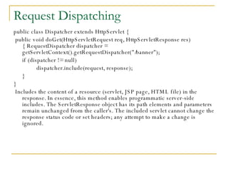 Request dispatching in servlet | PPT
