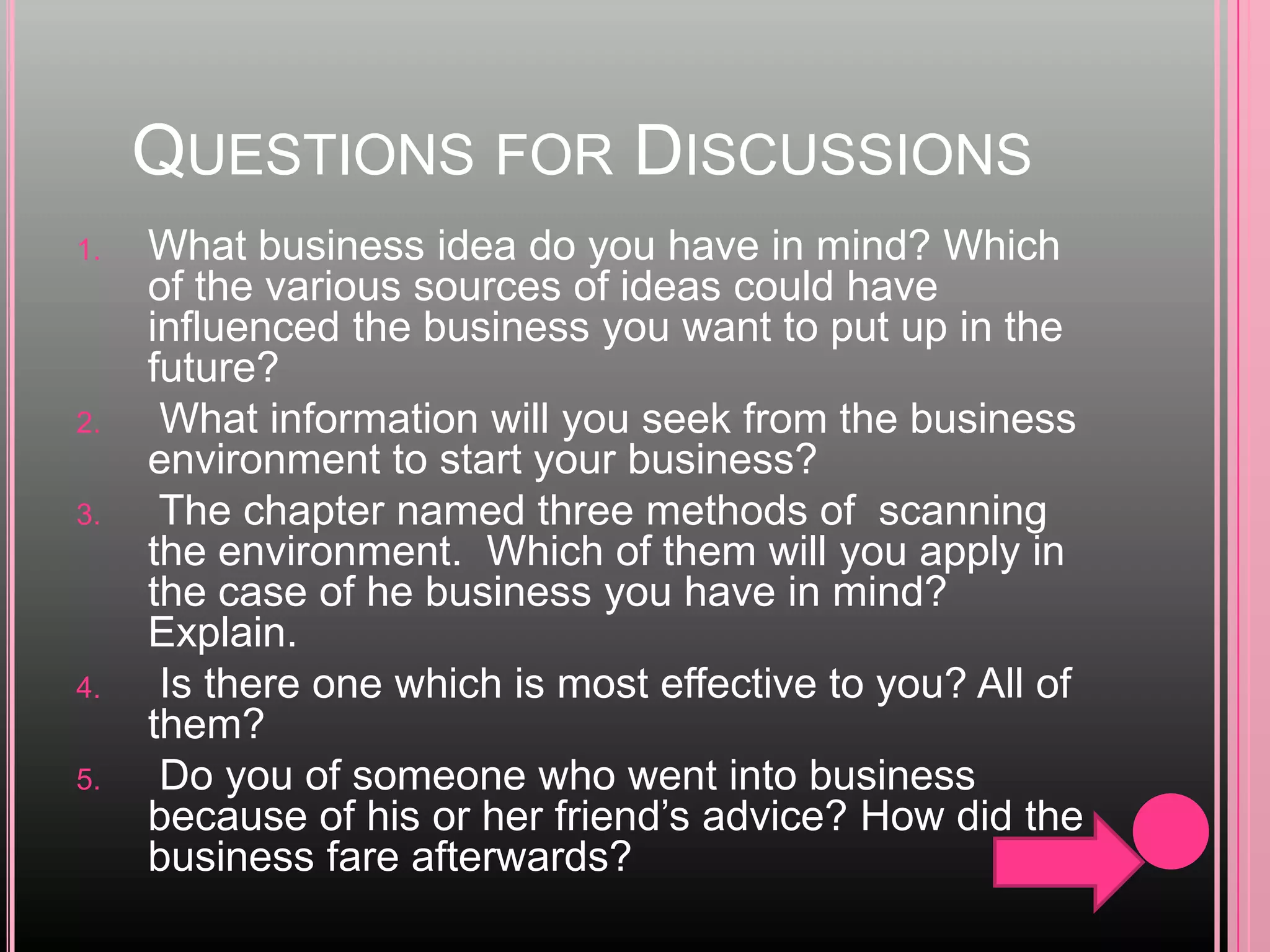 Opportunity Identification & Selection | PPTX