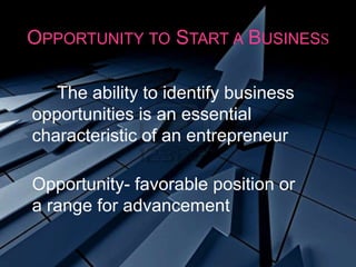 Opportunity Identification & Selection | PPTX