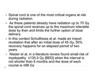 RE-IRRADIATION IN HEAD AND NECK CANCER | PPTX
