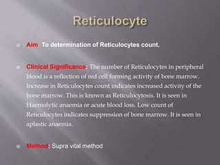 Reticulocyte | PPTX