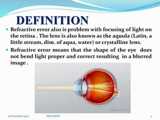 Refractive Errors | PPTX