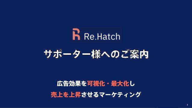 Re.hatch.inc(supporter) | PPT