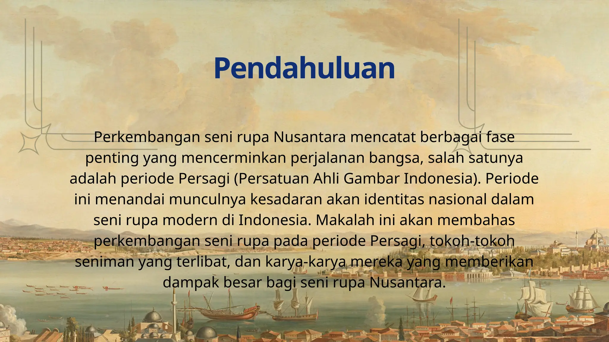 Perkembangan Seni Rupa Nusantara Periode Persagi | PPTX