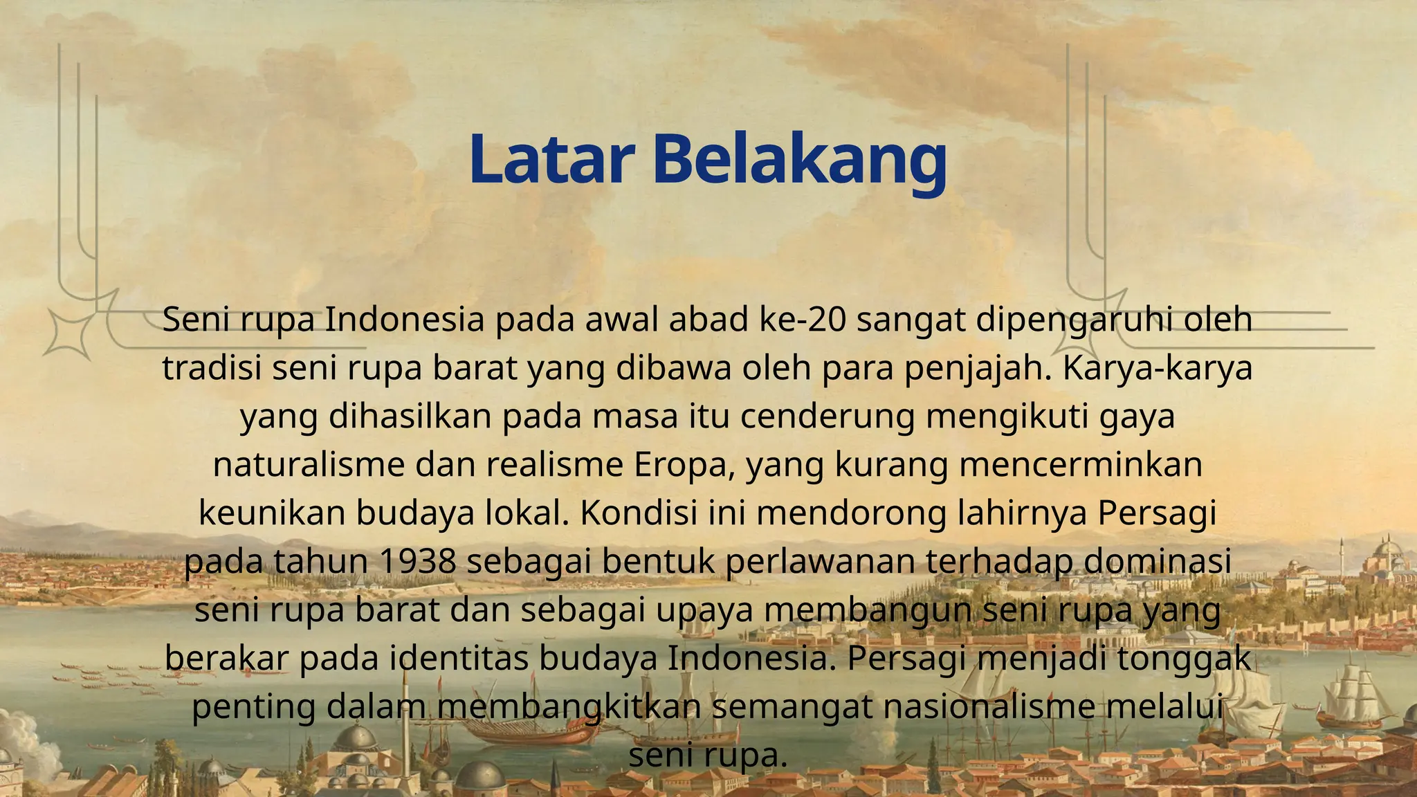Perkembangan Seni Rupa Nusantara Periode Persagi | PPTX