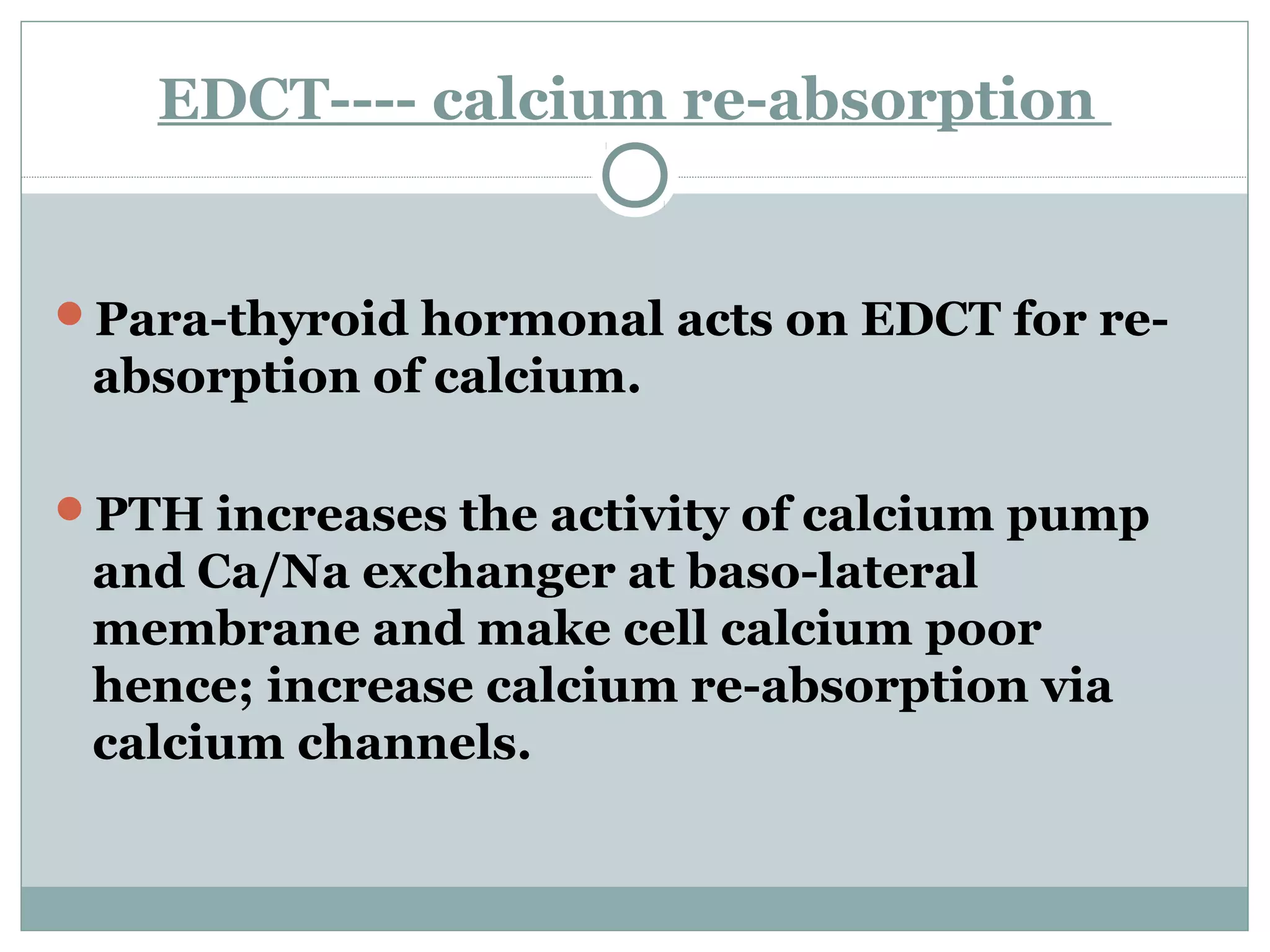 Re absorption and secretion by nephron | PPT | Endocrine and Metabolic ...