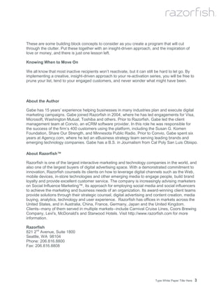 Re-Activation Razorfish | PDF