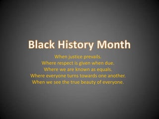 Black History Month | PPTX