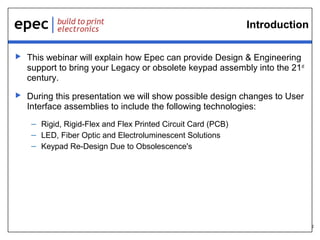 Re-Designing Legacy User Interfaces with 21st Century Keypad Technologies | PPT