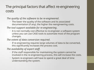 Comprehensive Introduction to Software Re-engineering: Benefits, Risks ...