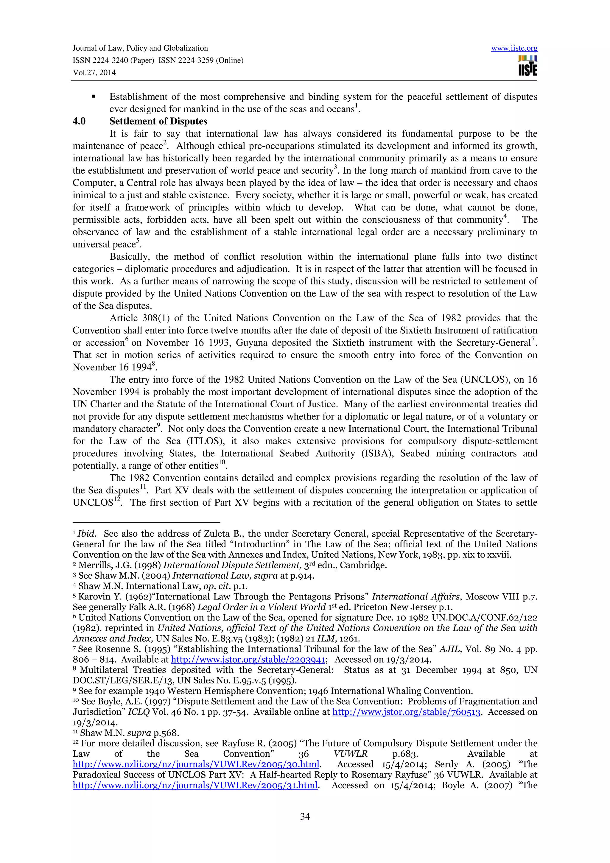 Re examining the compulsory conflict resolution mechanisms | PDF Re examining the compulsory conflict resolution mechanisms | PDF