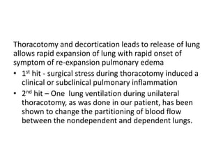 Reexpansion pulmonary edema | PPTX