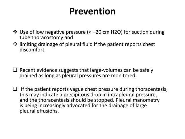 Reexpansion pulmonary edema | PPTX