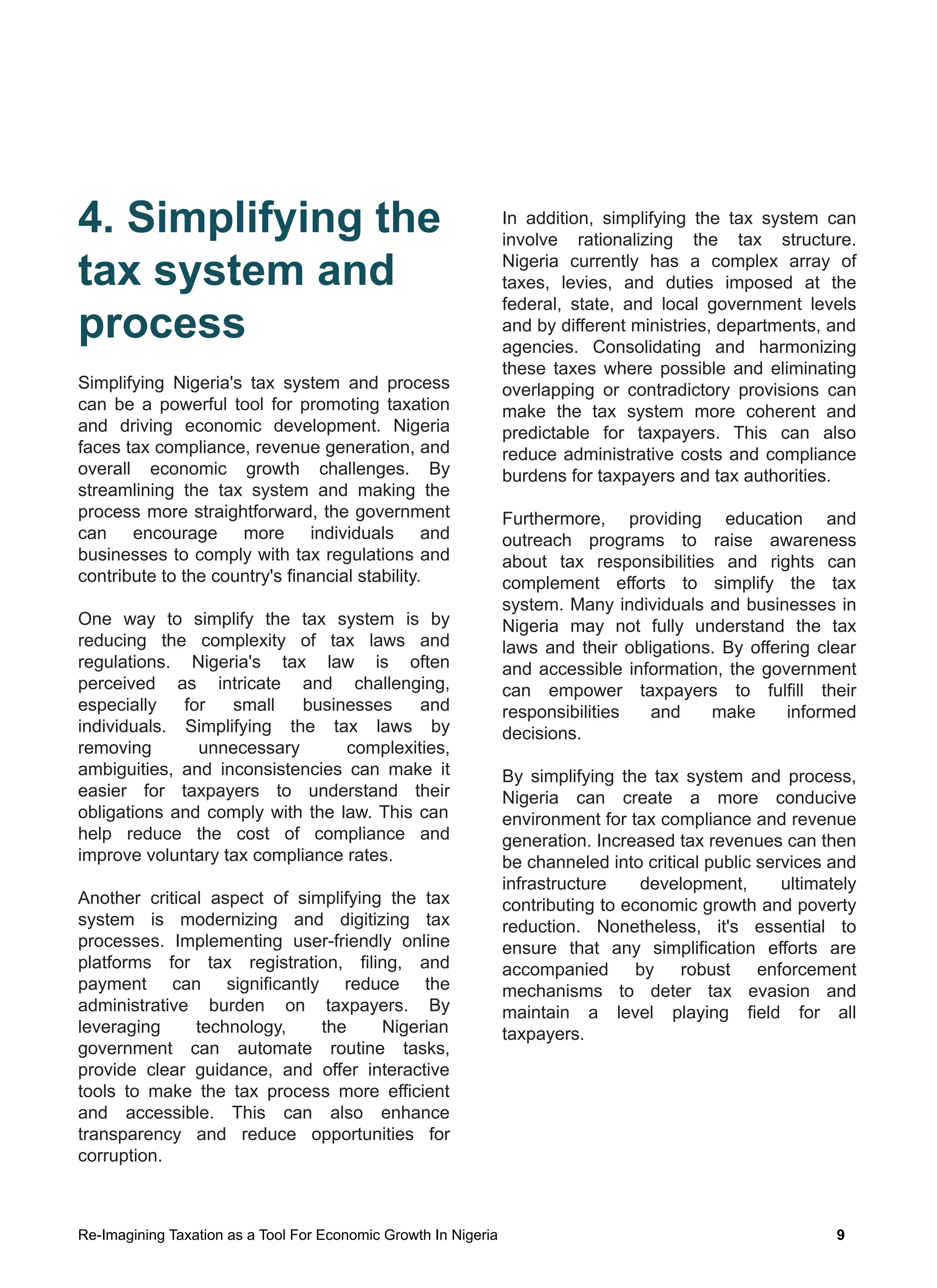 Reimagining Taxation For Economic Growth | PDF