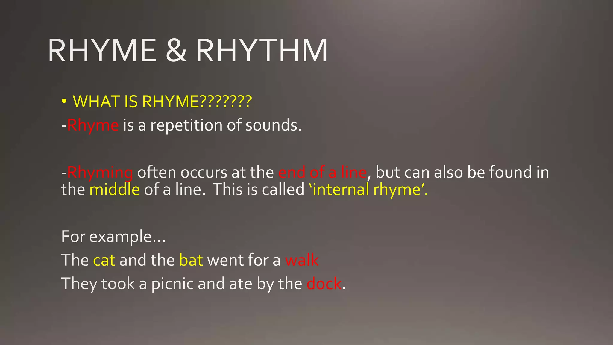 Re-introduction to Poetry: Grade 8 | PPTX