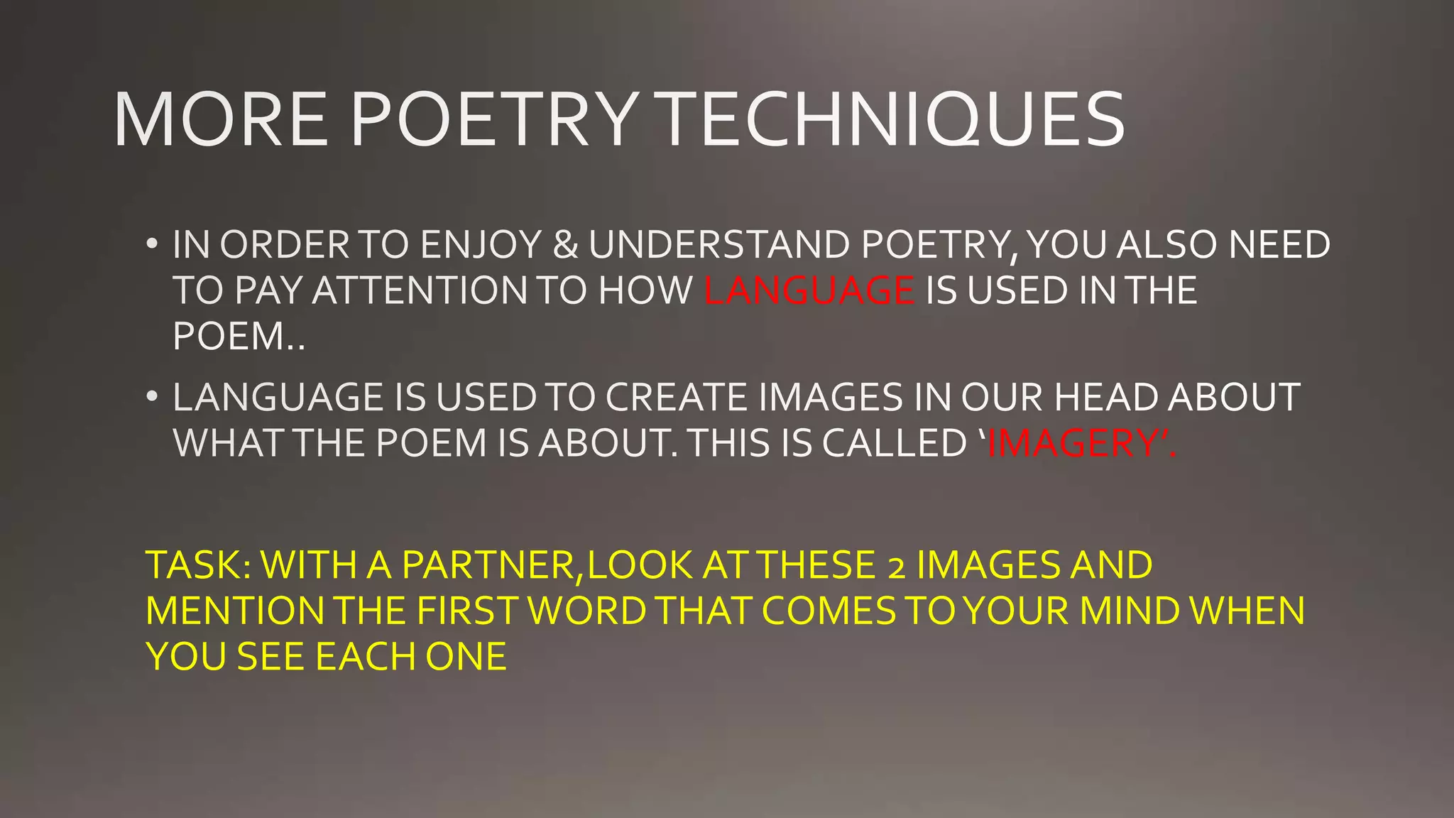 Re-introduction to Poetry: Grade 8 | PPTX