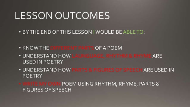 Re-introduction to Poetry: Grade 8 | PPTX | Poetry | Books and Literature