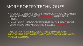 Re-introduction to Poetry: Grade 8 | PPTX