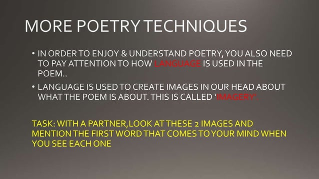 Re-introduction to Poetry: Grade 8 | PPTX | Poetry | Books and Literature