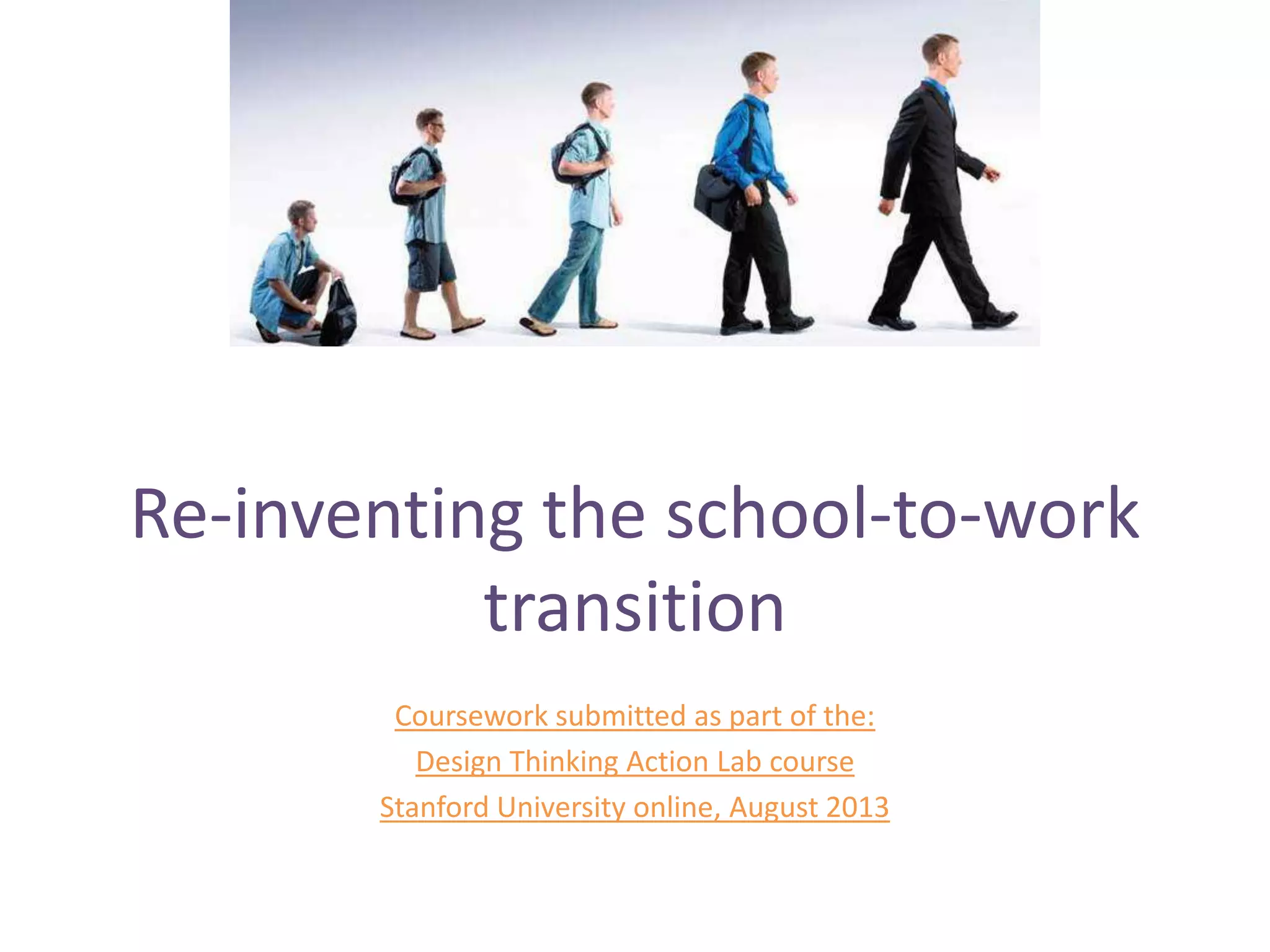 Re inventing the school-to-work transition | PPT