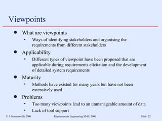 An overview of software requirements engineering | PPT | Business ...