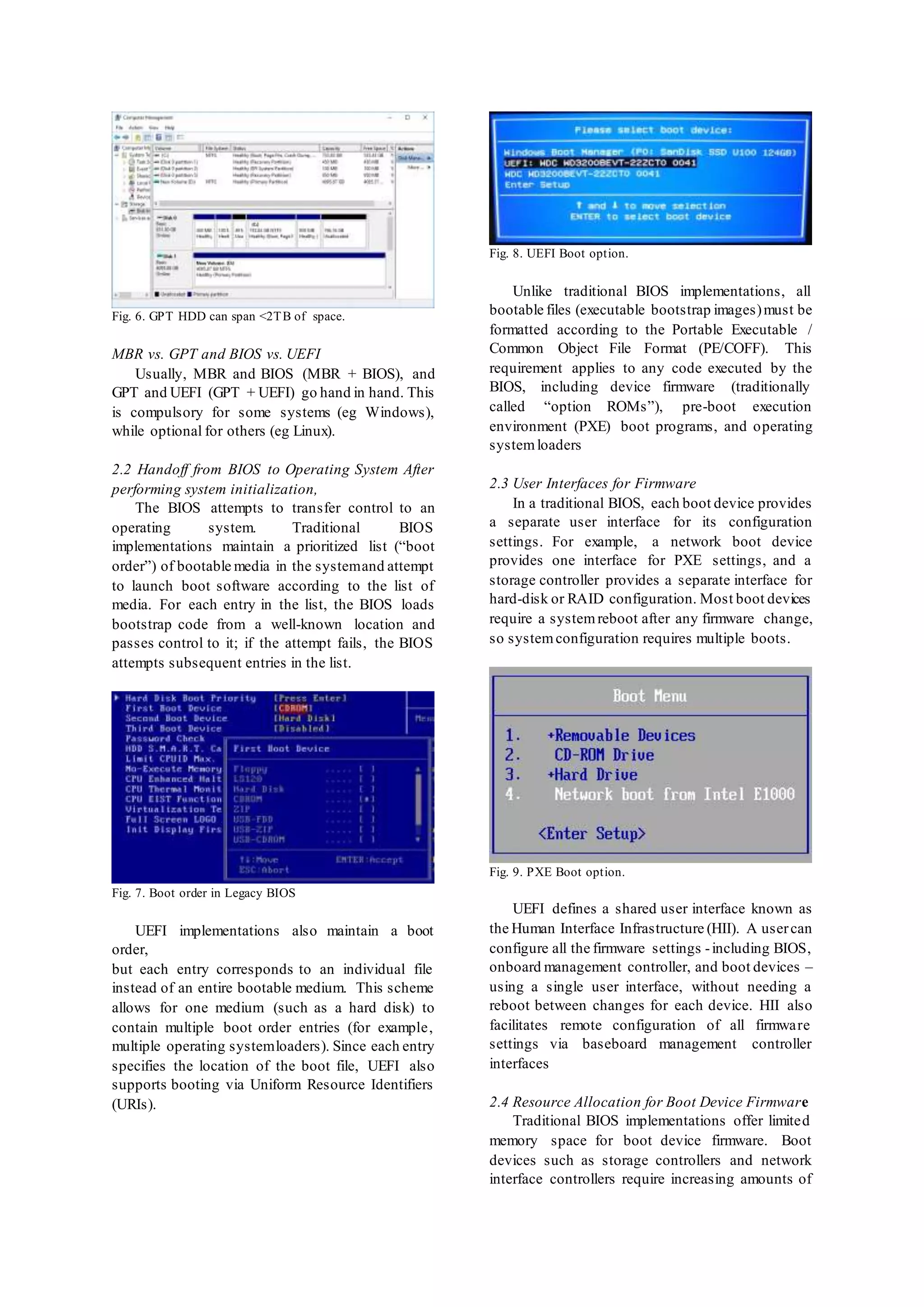 Review paper on bios vs uefi | PDF