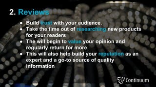 6 Types of Content That Work - Continuum | PPT