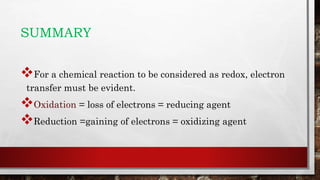 Redox Reactions | PPT