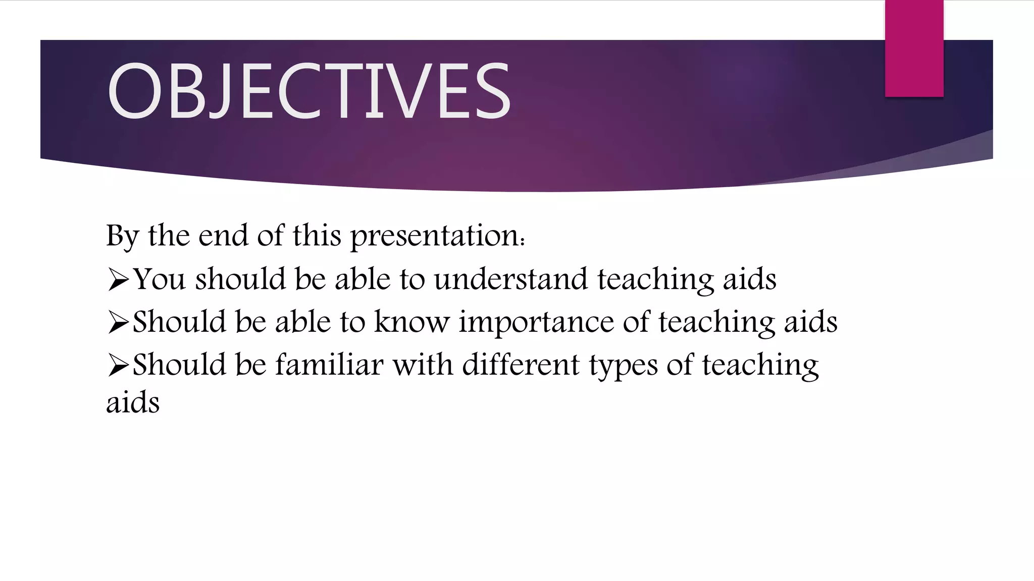 TEACHING AIDS | PPTX