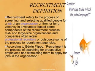 Re Recruitment | PPT