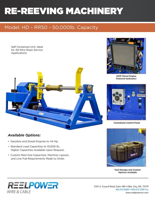 Re Reever | ReelPower Wire & Cable | PDF