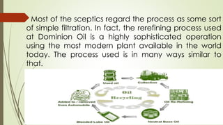 Re refining of lubricated oil222 | PPTX