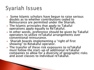 Re takaful - A Reality Check | PPTX