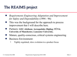 Requirements Engineering Process Improvement | PPT