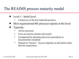 A process maturity model for requirements engineering | PPT