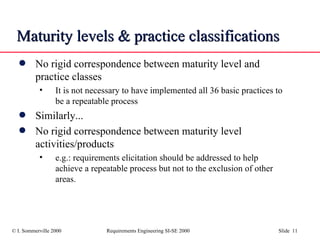 A process maturity model for requirements engineering | PPT