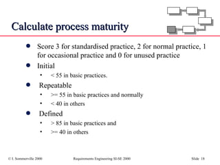 A process maturity model for requirements engineering | PPT