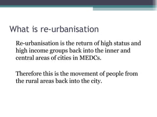 Re Urbanisation Manchester | PPT