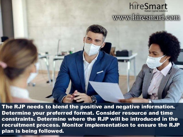 Re-Visiting the Realistic Job Preview | PPTX