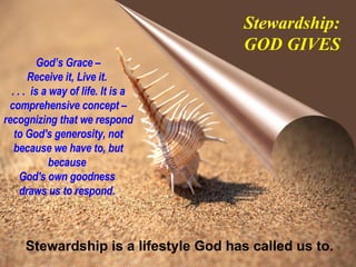 Re-Visit The Meaning Of Biblical Stewardship | PPT