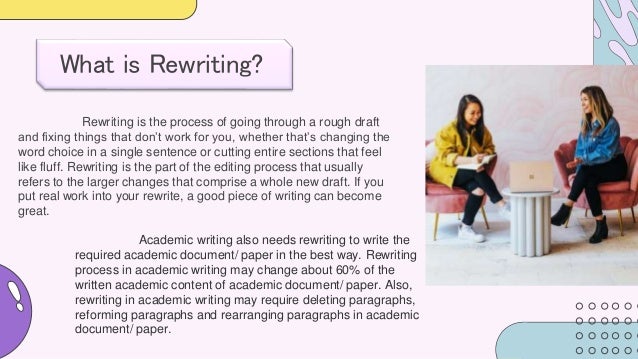 Re-writing & Proof-reading | PPTX