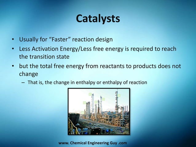 Catalysis and Catalytic reactors RE10 | PPTX