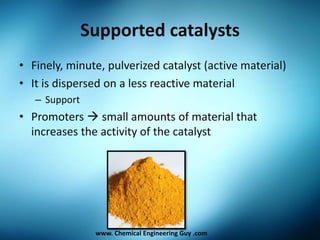 Catalysis and Catalytic reactors RE10 | PPTX
