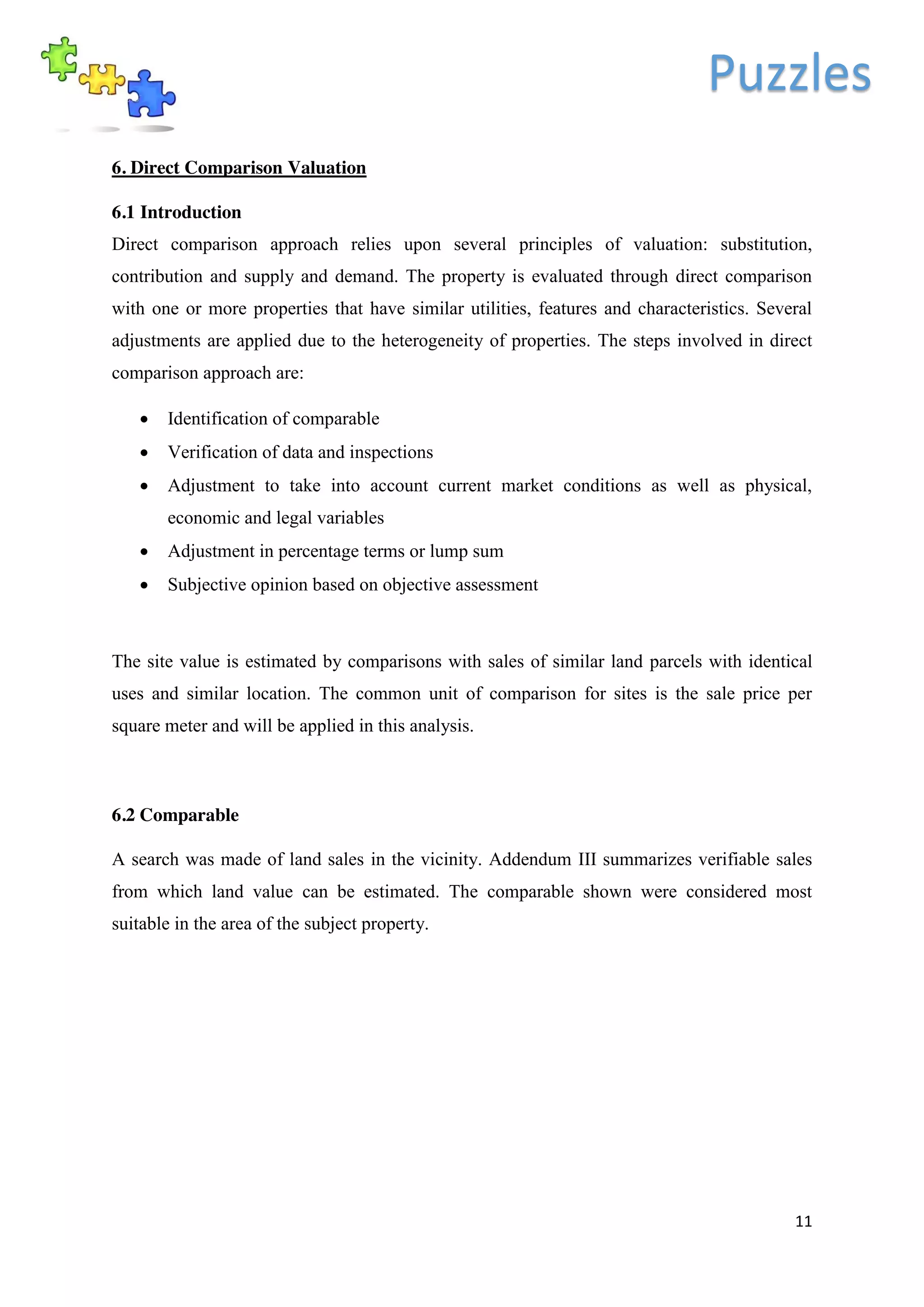 Re1104 valuation report | PDF