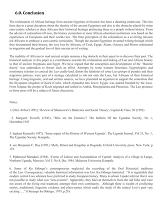 LUO ORIGIN OF CIVILIZATION IN RELATION TO ANCIENT EGYPTAIN PHARAONIC ...