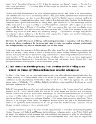 LUO ORIGIN OF CIVILIZATION IN RELATION TO ANCIENT EGYPTAIN PHARAONIC ...