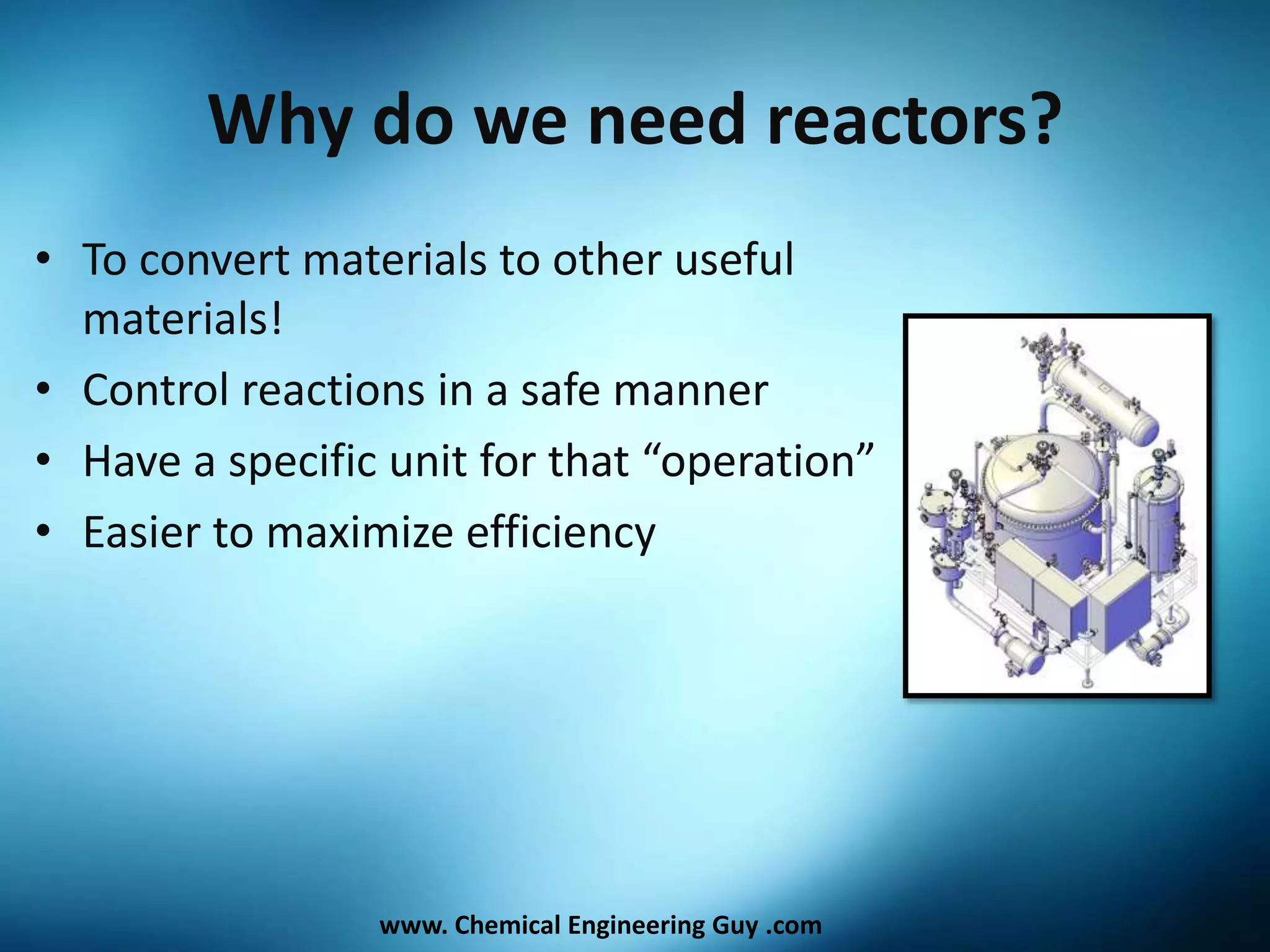 Introduction and Molar Balances - Reactor Engineering Course Block 1 | PPTX
