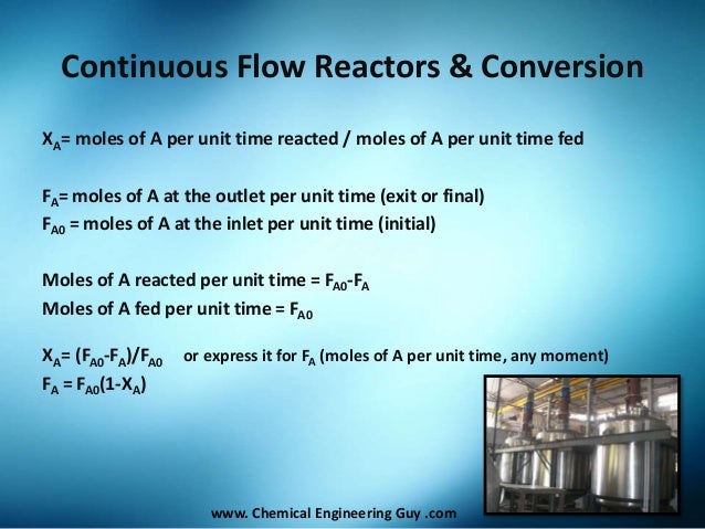 Conversion and Reactor Sizing - Reactor Engineering Course Block 2