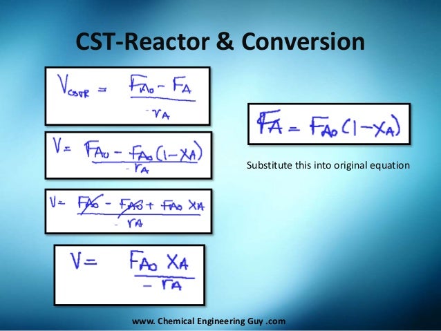 Conversion and Reactor Sizing - Reactor Engineering Course Block 2