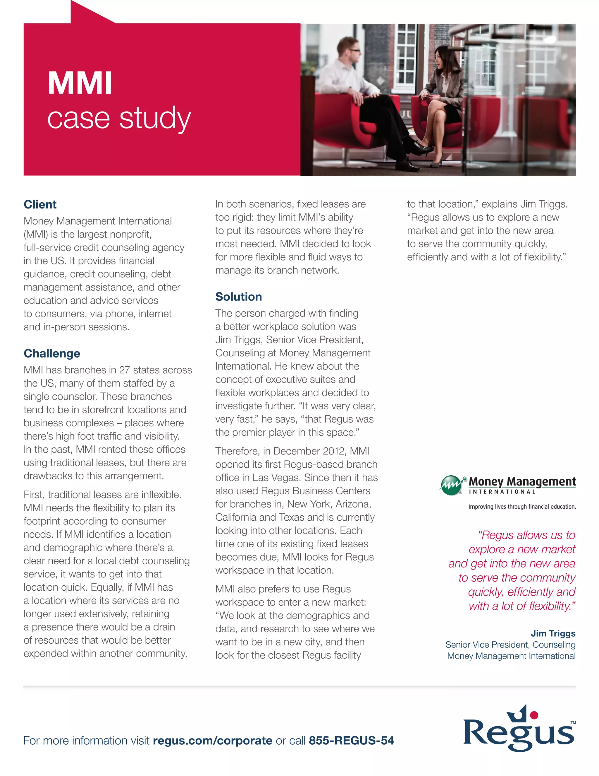 Regus Case Study: MMI | PDF
